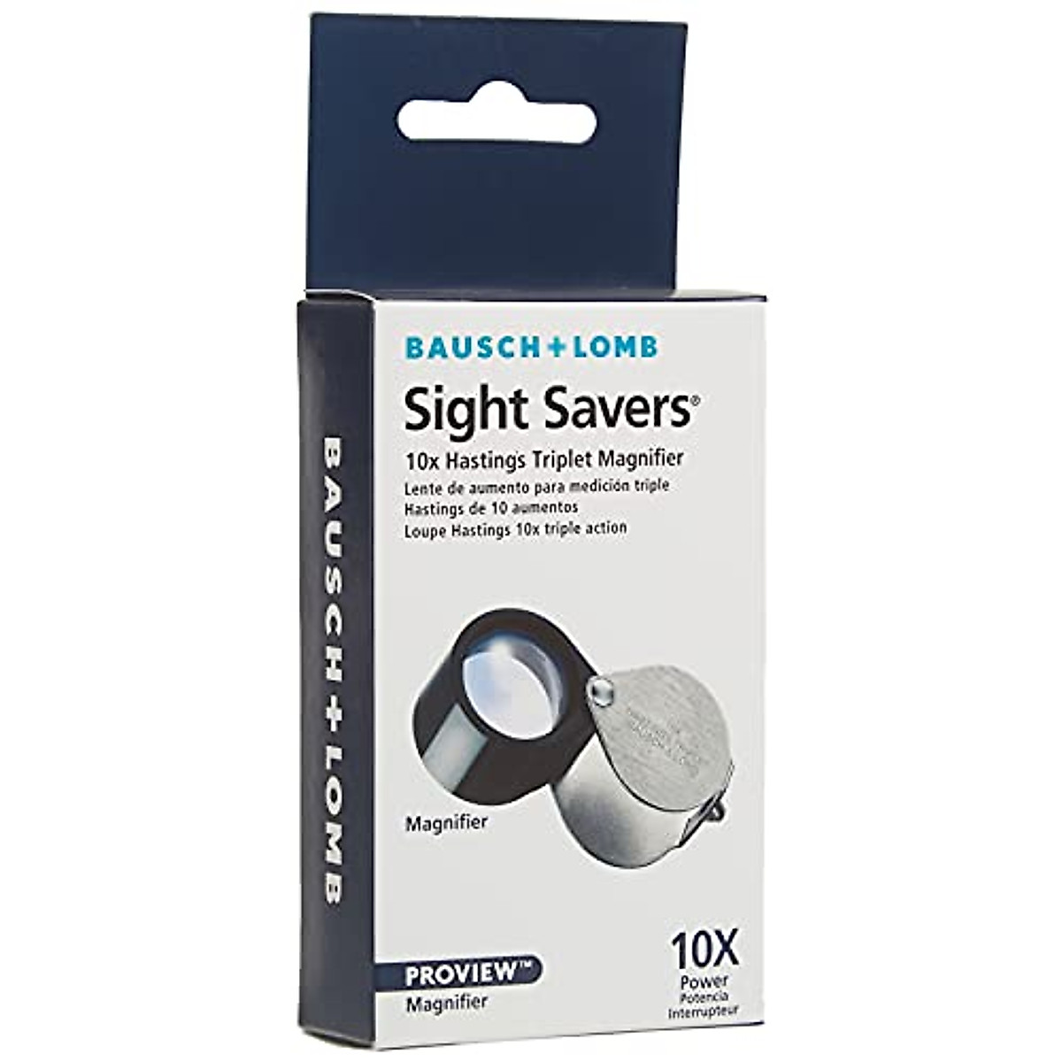 Bausch and Lomb Sight Savers Hastings Triplet 10X Magnifier 816171