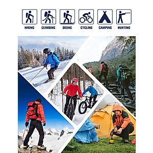 Camii Mia Women's Winter Warm Outdoor Slim Windproof Waterproof Ski Snow Fleece Hiking Pants (32W x 30L, Black)