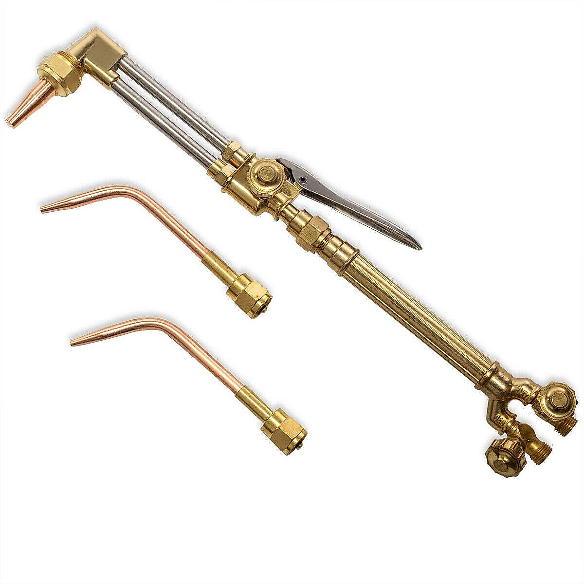 Professional Portable Oxygen Acetylene Oxy Welding Cutting Torch Kit W/Gas Tank, Torch Cutting and Welding Portable Kit