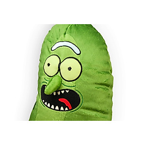 Pickle Rick Plush Toy Pillow - 20" Stuffed Scientist Collectible - Rick and Morty Fan Gift