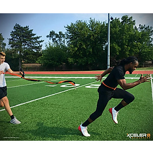 X-PLOSIVE Speed Training Kit/Overload Running Resistance & Release/Harness & Resistance Band, Speed and Agility Equipment for Sprint and Football, Basketball, Soccer/Youth and Adult Ready