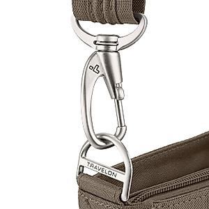 Travelon Anti-theft Classic N/S Cross Body Bag, Nutmeg