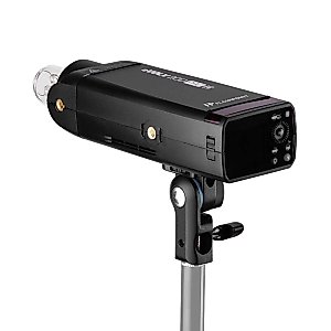 Flashpoint eVOLV 200 Pro TTL Pocket Flash Kit - AD200 Pro, Glow EZ Lock Quick Octa Large Softbox with Bowens Mount (36in), Handheld Grip S-Type Bracket Bowens Mount Holder for Speedlite Flash Softbox