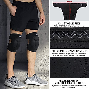 Monbessi Knee Pads Gardening, Unisex-Adult Work Knee Pads Suitable for Garden, House Cleaning, Construction Work, Flooring Kneepads with Thick EVA Foam Padding