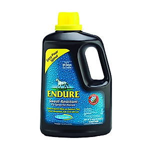 Farnam Endure Sweat-Resistant Horse Fly Spray, Kills, Repels, Protects, 128 Ounces, Easy Pour Gallon Refill