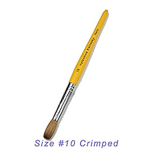 Valentino - Acrylic Nail Brush (Size #10 Crimped)