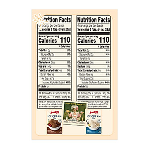 Junket Ice Cream Mix Bundle - 2 Vanilla, 2 Chocolate (4 Total)
