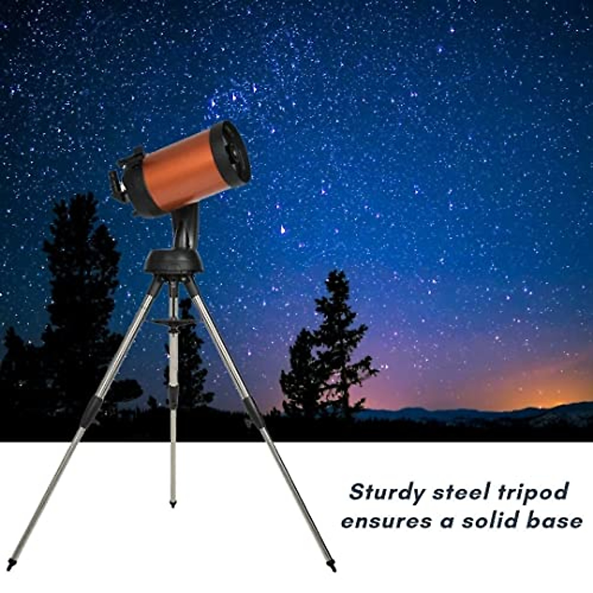 Celestron NexStar 8SE Schmidt-Cassegrain Computerized Telescope Bundle with Telescope Eyepiece/Filter Accessory Kit (2 Items)