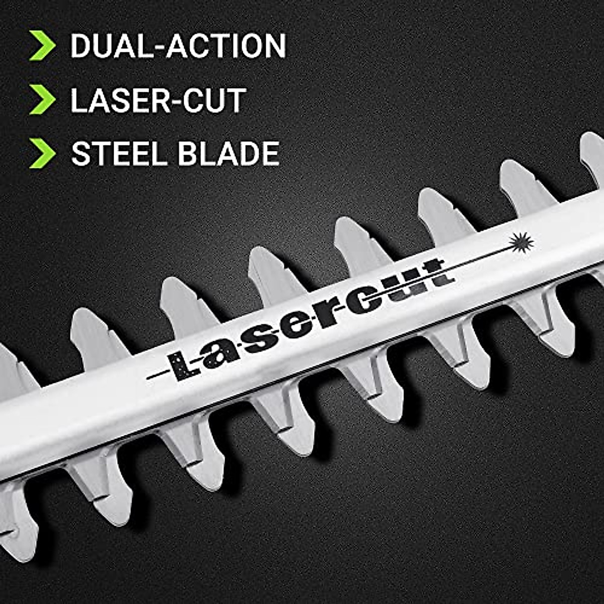 TODOCOPE 20V Cordless 23 Inch Quick Charge 2.0AH Battery Powered Hedge Trimmer, Dual-Action Blade, 5/8" Cutting Capacity & 5 lbs Lightweight Electric Bush Trimmer, Green, (TDC-CHT20)