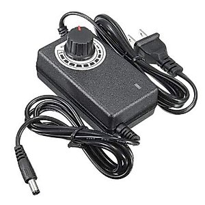 Fincos Universal Power Adapter Adjustable AC to DC 3V-12V 3V-24V 9V-24V Display Screen Voltage Regulated Supply adatpor 3 12 24 v - (Brand: New, Color: 3V-12V 2A, Plug Type: US)