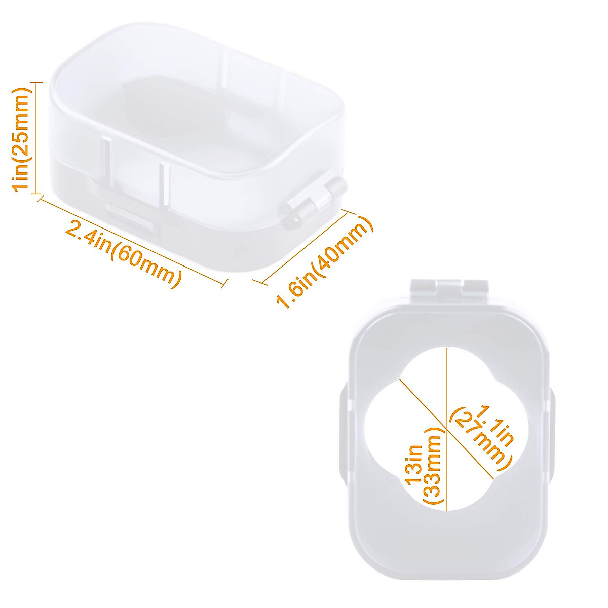 Door Anti-Lock Switch Safety Cover for Child Safety,Baby Toddler Proofing Door Knob Lock cover, Prevent Kid from getting locked in the room,Premium ABS,No Toxic,odor-free,Easy for Adult