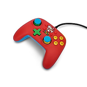 PowerA Nano Wired Controller for Nintendo Switch - Mario Bros., Comfortable Ergonomics, Officially licensed for Nintendo Switch and Nintendo Switch Lite, Compact, Smaller, Portable