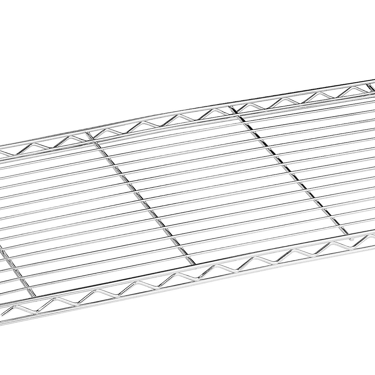 Whitmor Supreme Garment Rack - Double Shelf Rolling Clothes Organizer - Chrome