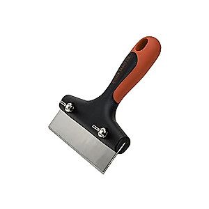 Mr. Bar-B-Q Griddle Scraper Tool with Replaceable Blade, Stainless Steel Griddle Cleaner, Ergonomic, Perfect for Professional and Residential Kitchen Grill Scraper