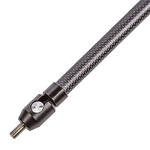 Bear Archery Trophy Ridge Hitman Target Archery Bow Stabilizer with Quick Disconnect and Removable Weights, Black, 24 inch