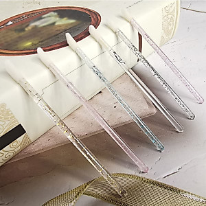 ZYIGYI 300 Pcs Disposable Lip Brushes, Lipstick Applicator, Lip Gloss Wands 6 Color