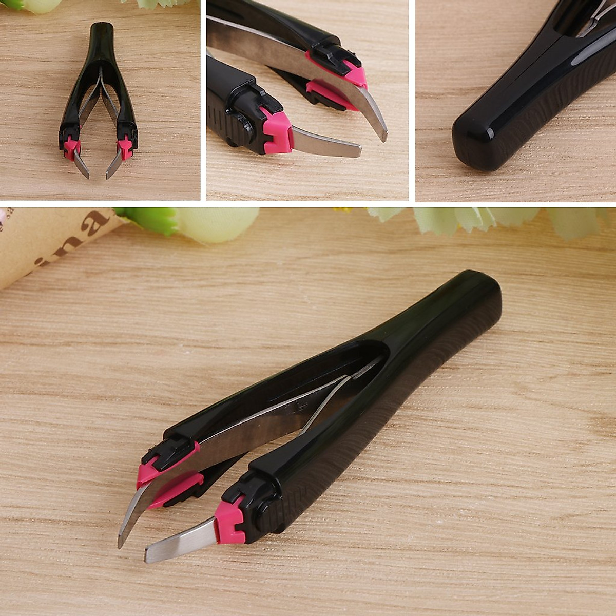 CHBC Automatically Retractable Non-slip Cosmetic Eyebrow Tweezers Hair Removal Tools