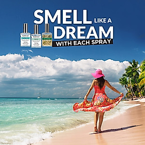 DEMETER Water Foolproof Blending Set of 3 Perfumes - Caribbean Sea, Salt Air, New Zealand - 3 Unique 1 Oz Cologne Sprays