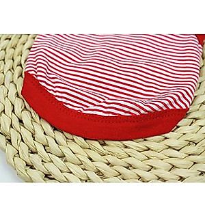 Dog Clothes Summer Breathable Summer Shirt for Chihuahua Yorkies Male Outfits Cat Vest Cool Cartoon Thin Cute Vest Pet Striped Vest