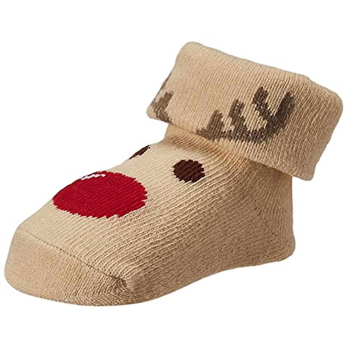 Hudson Baby Unisex Baby Socks Boxed Giftset, Reindeer, One Size