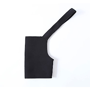 Nicedony Shoulder Brace for Women or Men, Shoulder Support for Torn Rotator Cuff, Compression Sleeve for Pain Relief, Stability Brace and Shoulder Immobilizer Telescopic adjustment Shoulder Pad Black