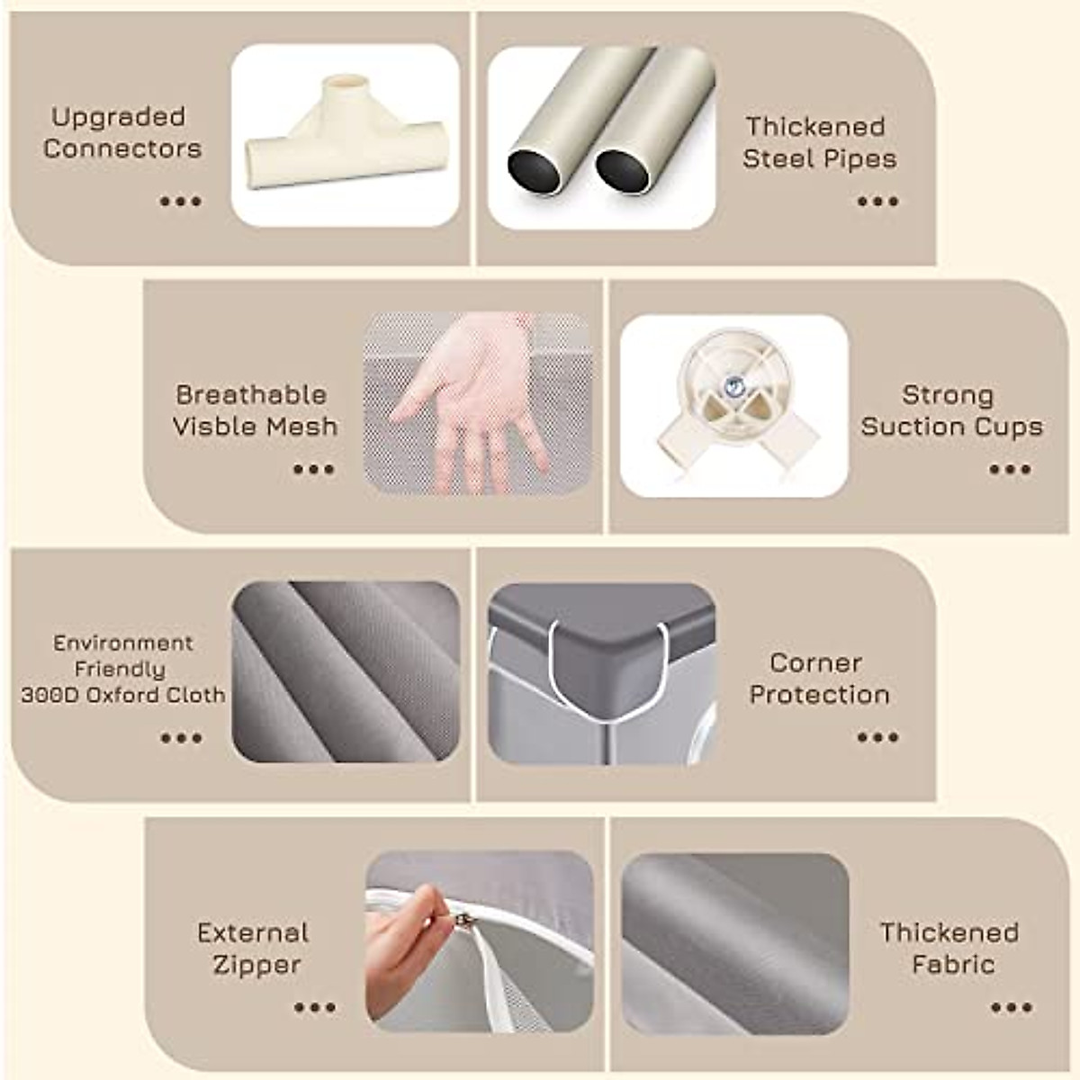 Baby Playpen 71”×59”, Extra Large Play Pen Playard for Babies and Toddlers Indoor & Outdoor Safety Play Yard Area, Kid Sturdy Play Center Fence with Soft Breathable Mesh, Playpen for Toddlers