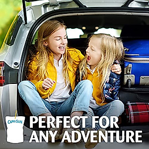 Capri Sun 100% Juice Fruit Punch Naturally Flavored Kids Juice Blend (40 ct Pack, 4 Boxes of 10 Pouches)