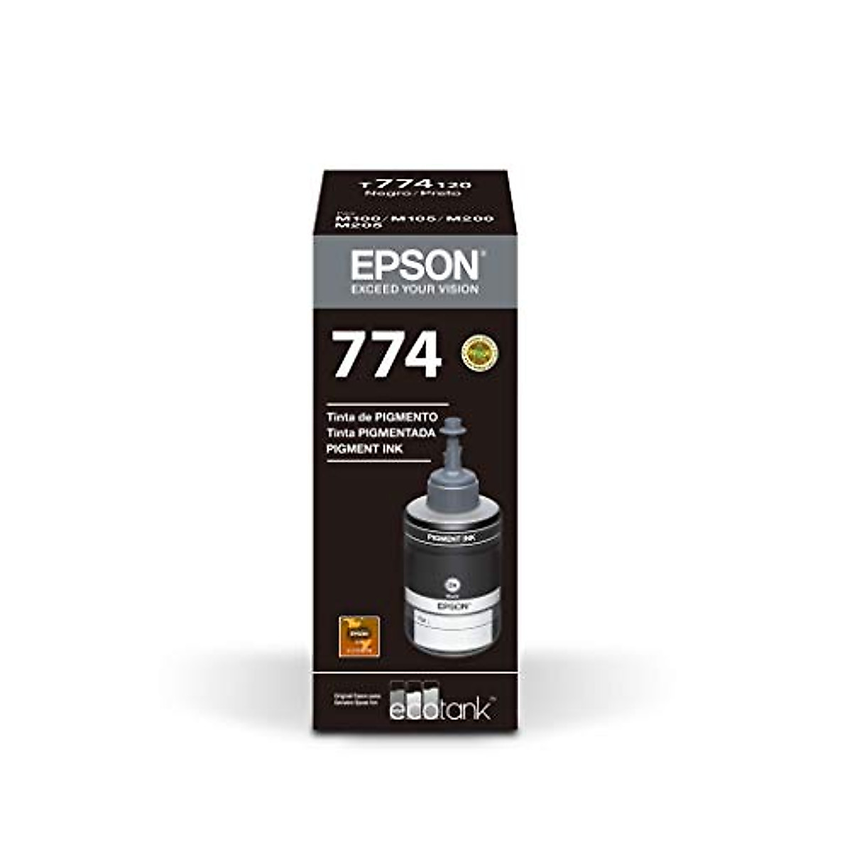EPSON T774 EcoTank Ink Ultra-high Capacity Bottle Black (T774120-S) for Select Epson EcoTank Printers