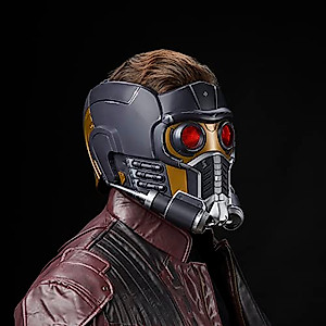 Marvel Legends Series Star-Lord Premium Electronic Roleplay Helmet with Light and Sound FX, Perfect for Adult Halloween Costume, Guardians of The Galaxy Adult Roleplay Gear