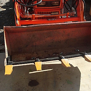 Titan Attachments UA Tooth Bar 60" 86 lb. Bucket 23TF Bolt On Steel USA Made