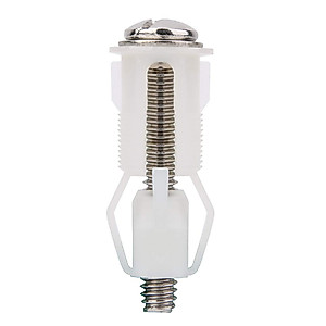 3 Pair Screws Set,Universal Toilet Seat Parts Including Screw with Plastic Nuts and Washers Parts Kit for Fixing the Top Toilet Seat Fixings Fitting Accessory Toilet Repairing Tools