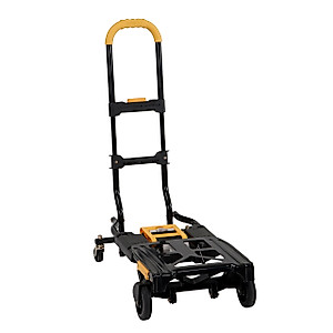 COSCO 12225YGB1E 300 lb 2-in-1 Folding Hand Truck and 12222PBG1E 300 lb Shifter Folding Hand Truck Cart Bundle