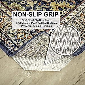 Mohawk Home 2' 6" x 10' Non Slip Rug Pad Gripper, Made in USA, Grips Keeps Area Rugs in Place – Safe For All Floors