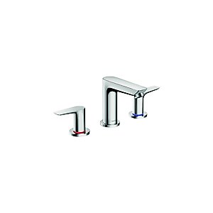hansgrohe Talis E Modern Easy Install Easy Clean 2-Handle 3 5-inch Tall Bathroom Sink Faucet in Chrome, 71733001