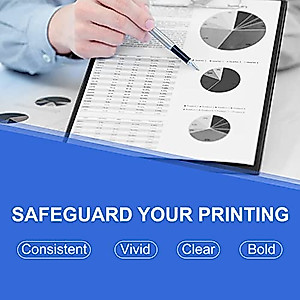 Compatible TN-760 Toner Cartridge High Yield Replacement Tounker for Brother TN760 TN 760 TN-730 TN730 for Brother MFC-L2710DW HL-L2395DW DCP-L2550DW HL-L2350DW HL-L2390DW MFC-L2750DW (Black, 4-Pack)