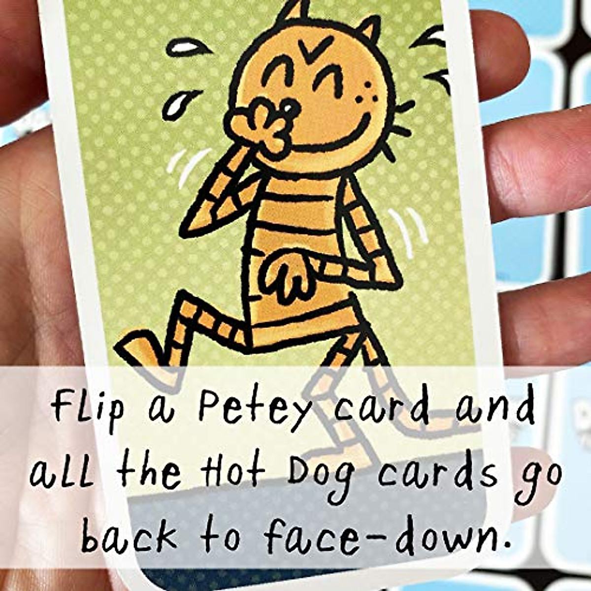 University Games Dog Man The Hot Dog Card Game for Ages 5 and Up, 2 to 4 Players Based on The Dog Man Books by Dav Pilkey (07011), Yellow