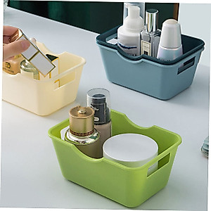 FRCOLOR Plastic Storage Basket 6pcs Box Storage Box Desktop Finishing Tray Pp Mini Plastic Storage Baskets