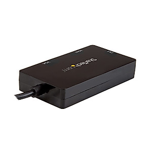 StarTech.com 4K USB C to HDMI, VGA & DVI Multi Port Video Display Adapter for Mac / Windows Laptop & Monitor (CDPVGDVHDBP)