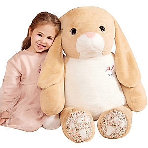 IKASA Giant Rabbit Stuffed Animal Plush Toy, 30" Large Cute Jumbo Bunny Toys for Kids Girls Boys Girlfriend