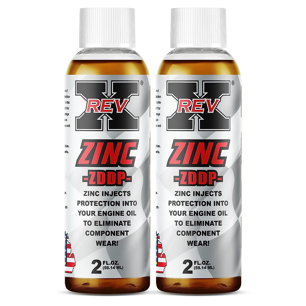 REV X ZDDP Oil Additive - Zinc & Phosphorus (2 Pack)