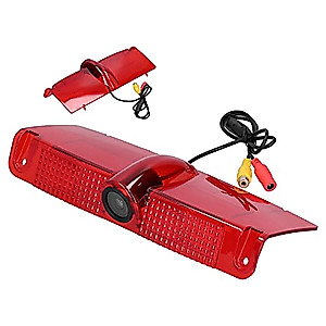 Backup Camera, Car Rear View Camera 3rd Brake Light Position Mounted Fit for Chevy Express Van 2003-2017