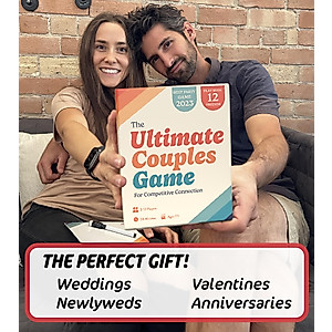 Ultimate Couples Game - Fun Party Game for Adults and Couples Game for Date Night! Guess, Match, and Draw in This Trivia, Conversation, and Relationship Card Game for Valentines, 2-12 Players