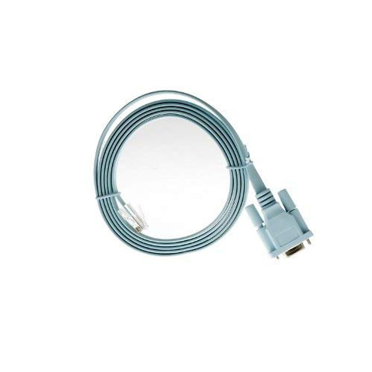 RW RoutersWholesale CAB-CONSOLE-RJ45 - DB9 to RJ45 Console Cable, 6 Ft for Cisco