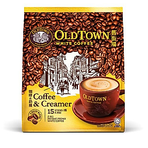 4 Pack Old Town White Coffee 2 in 1 Coffee and Creamer