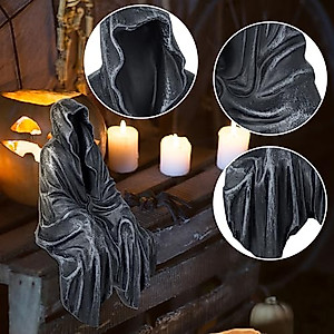 SHOWFEICAT Resin Tabletop Gothic Decor Sitting Statue, Resin Statue Gothic Decor, Fits On Sturdy Shelf and Has A Cool Mystic Look 5.1 Inch