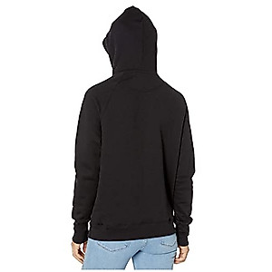 Champion womens Classic Script Logo, Powerblend Fleece Hoodie Hooded Sweatshirt, Black-y08113, X-Small US