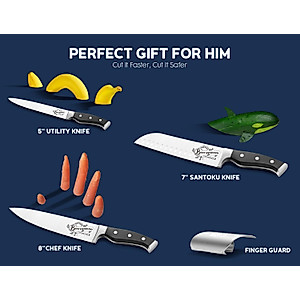 ASETY Husband Gifts, Gifts for Men Him Husband, Birthday Gift, Special Occasions, Gift for Husband from Wife, Best Husband Ever Knife Cooking Gifts