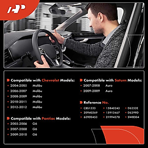 A-Premium Turn Signal Switch Replacement for Chevy Malibu 2004-2012 Pontiac G6 2005-2010 Saturn Aura 2007-2009# 20940369 Headlamp Dimmer Switch Blinker Lever