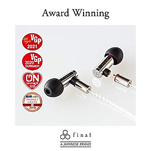 Final E5000 High Resolution Sound Isolating In-Ear Headphones Earphones