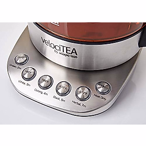 Electric Tea Maker With Variable-Temperature Settings and Keep-Warm Feature